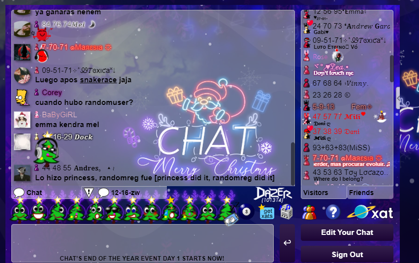 xat.com/Chat END OF THE YEAR EVENT [280,000 XATS PRIZEPOOL] - Contests ...